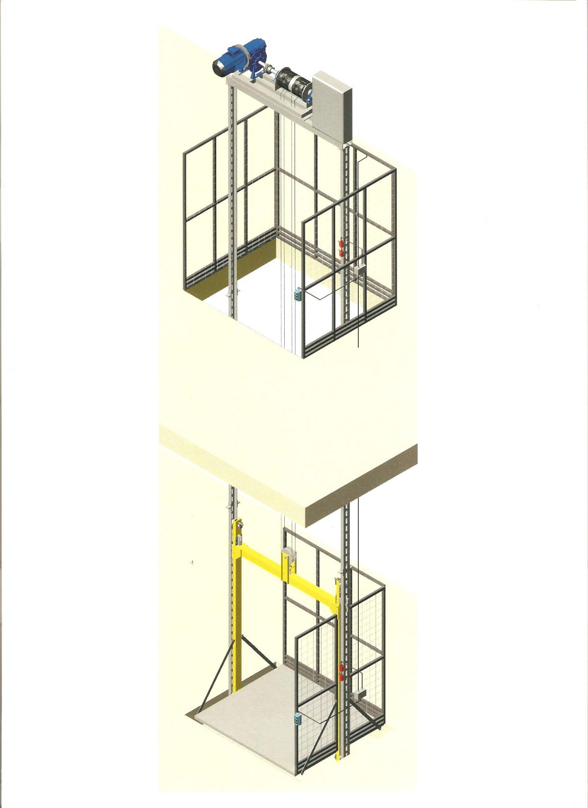 Montacargas fijo MF - Unirrol